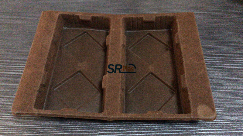 Flocking Packing Plastic Material Blister Tray Flocked Roll - Buy ...