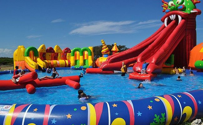 Ginat Commercial Inflatable Ground Water Park for Kids and Adult - Buy ...