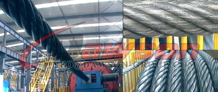 Compaction Strand Wire Rope Construction(15×K7-IWRC)(16×K7-IWRC ...