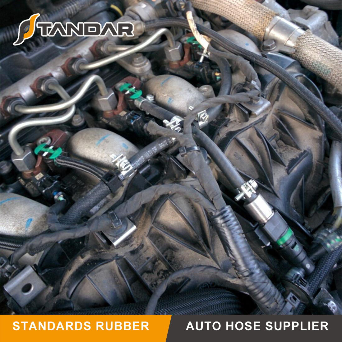 LR051528,Manguera de retorno para inyector de combustible diésel,LR001327