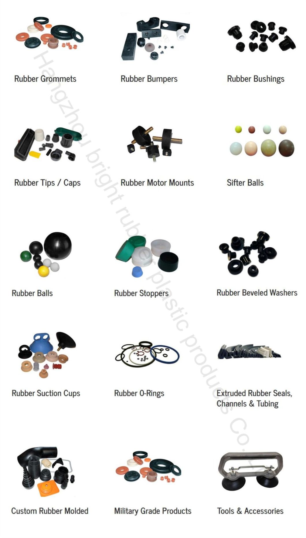Customize Silicone Rubber Molded Products and Grommet