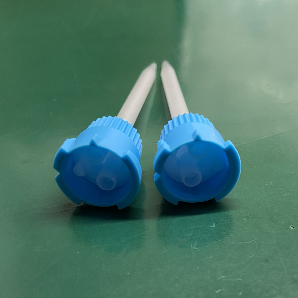 Plastic Mixer Tubes Tip 50ml 1:1 Resin Epoxy Adhesive Static Mixing ...