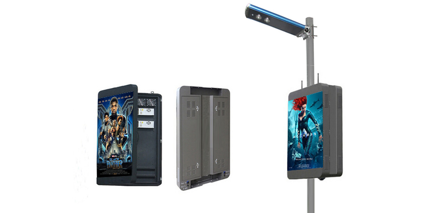 Outdoor City New Smart & Digital Street Furniture Pole Led Display ...