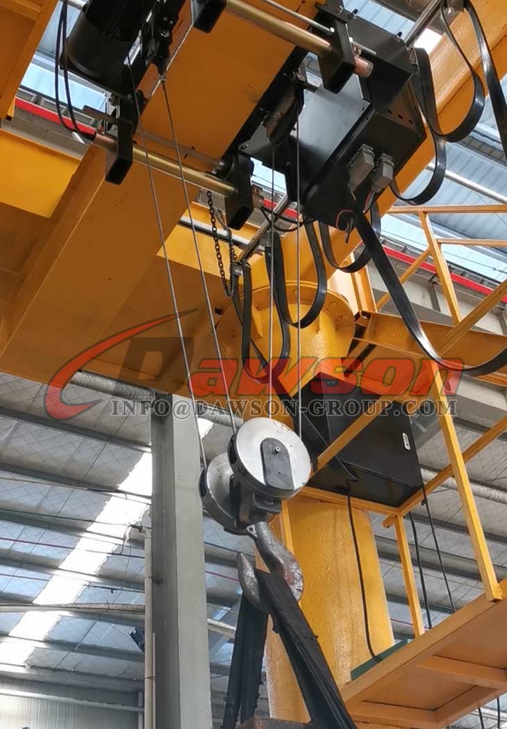 Standard Headroom Trolley Hoist (4/1 Rope Reeving), electric trolley ...