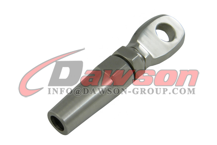 AISI316 Stainless Steel Wire Rope Swageless Eye Terminal, Metric - Buy ...