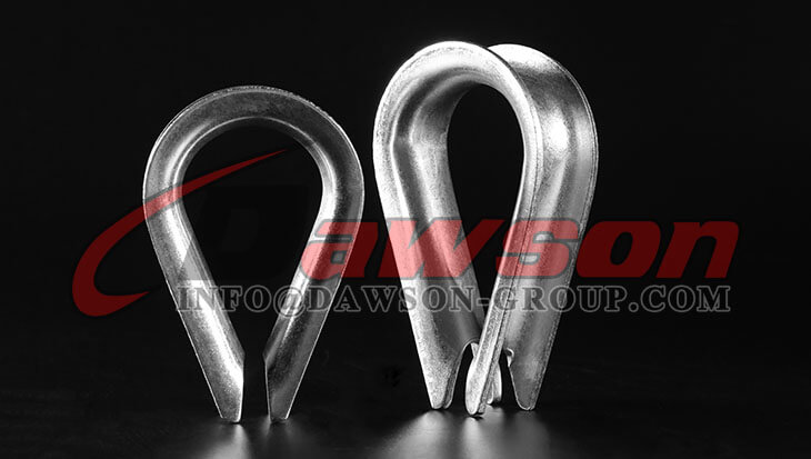 Galvanized Wire Rope Thimble DIN 6899 Type B, Superior Mild Steel Wire ...