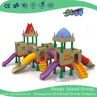 Outdoor Children Play Plastic Castle Small Slide Playground (WZY-483-32 ...