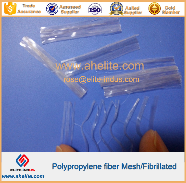 fabrillated pp polypropylene Fiber mesh - Buy polypropylene fiber, pp fibre, concrete fiber ...