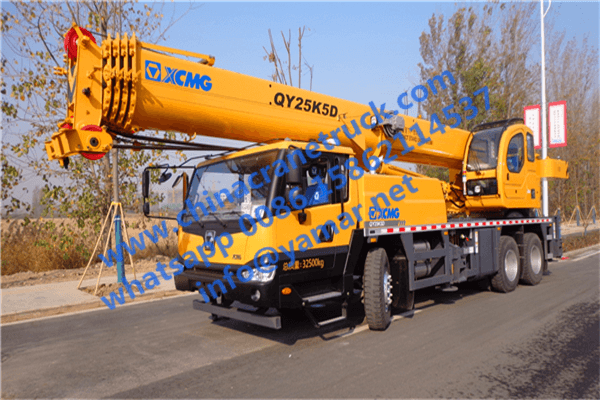 Customer order XCMG 25 ton truck crane QY25K5D - Changzhou Yamar Group