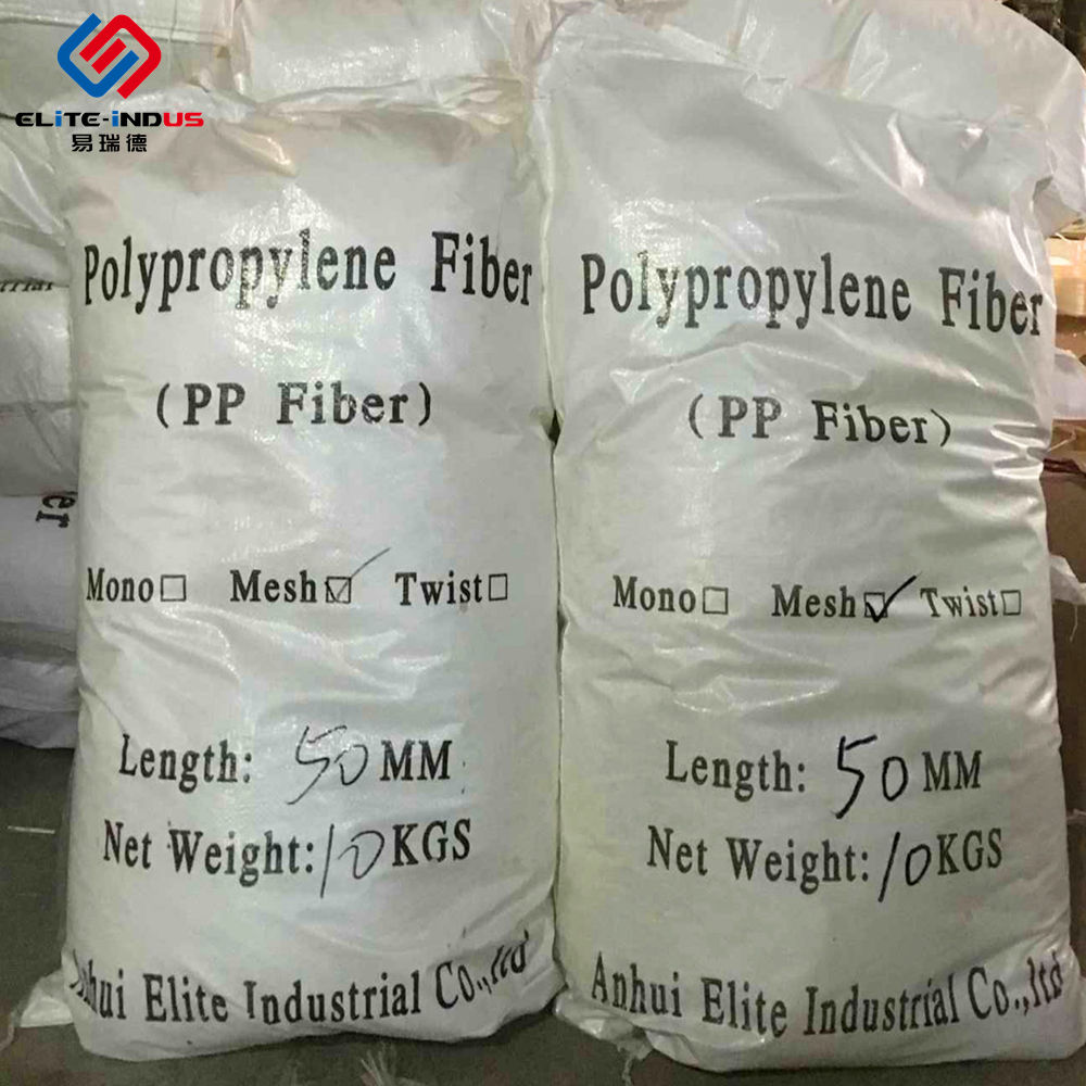 Fibrillated Mesh Polypropylene Fibre for Concrete - Buy concrete pp ...