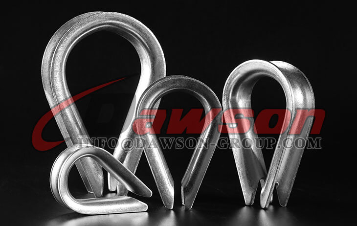 Galvanized Wire Rope Thimble DIN 6899 Type B, Superior Mild Steel Wire ...