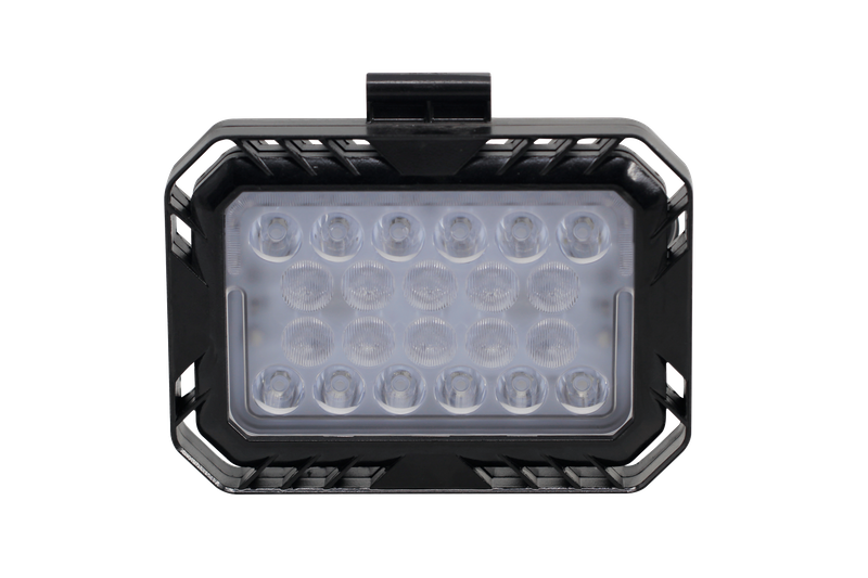 2020 New 9'' 66W rectangular Led Work Light Fog Light with Blue DRL ...