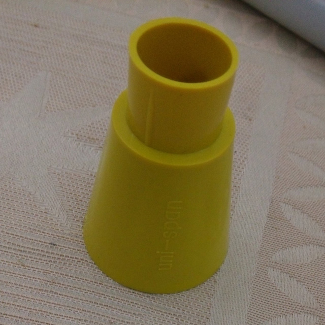 PVC Plastic cone for inner diameter 20mm and outer diameter 23mm pipe ...