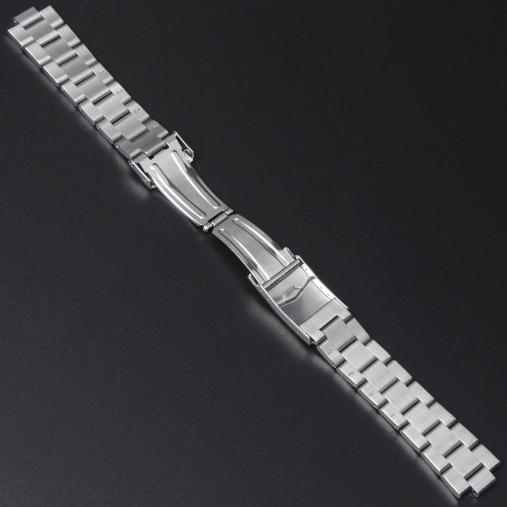 22mm Brushed Engineer Solid Link 316l Stainless Steel Watch Bracelet ...