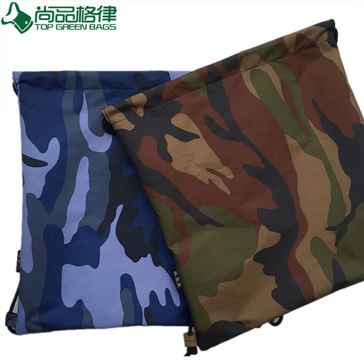 Military Woodland Bag Camo Drawstring Backpack (TP-dB077) - Buy Nylon ...
